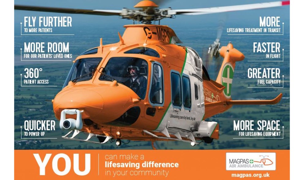 Magpas Air Ambulance helicopter appeal | Neighbourly