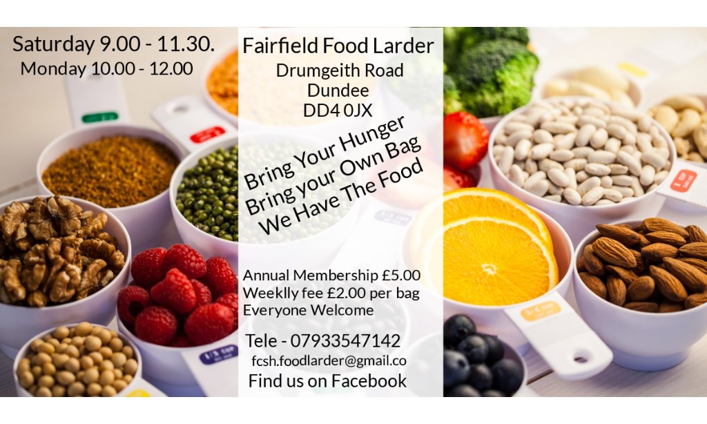 Fairfield Community Sports Hub SCIO - Food Larder | Neighbourly
