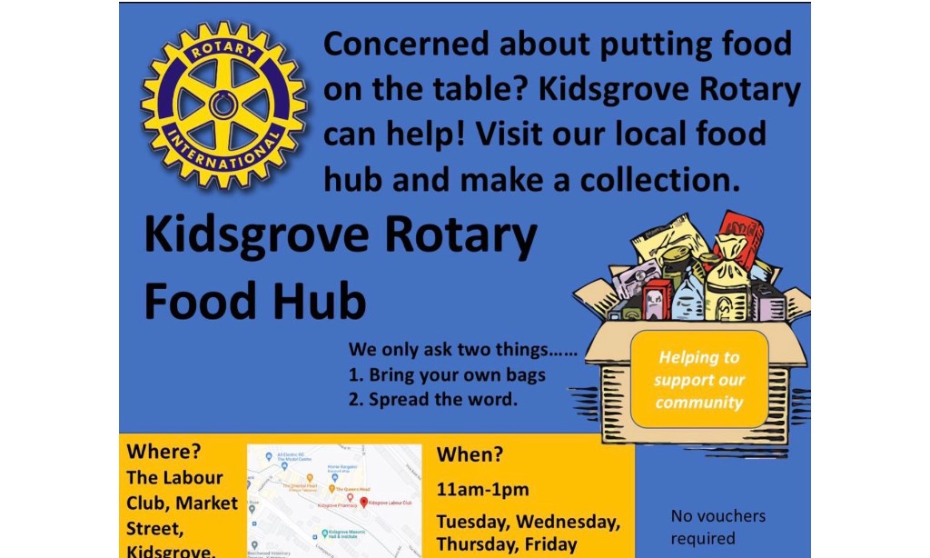 Kidsgrove Rotary Food Hub | Neighbourly